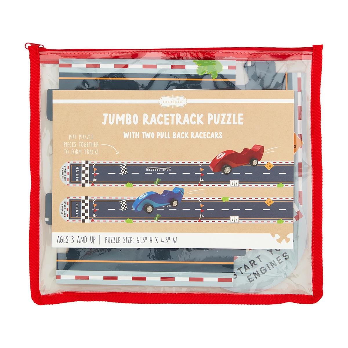 Race Car Jumbo Track Floor Puzzle – Belleville Market