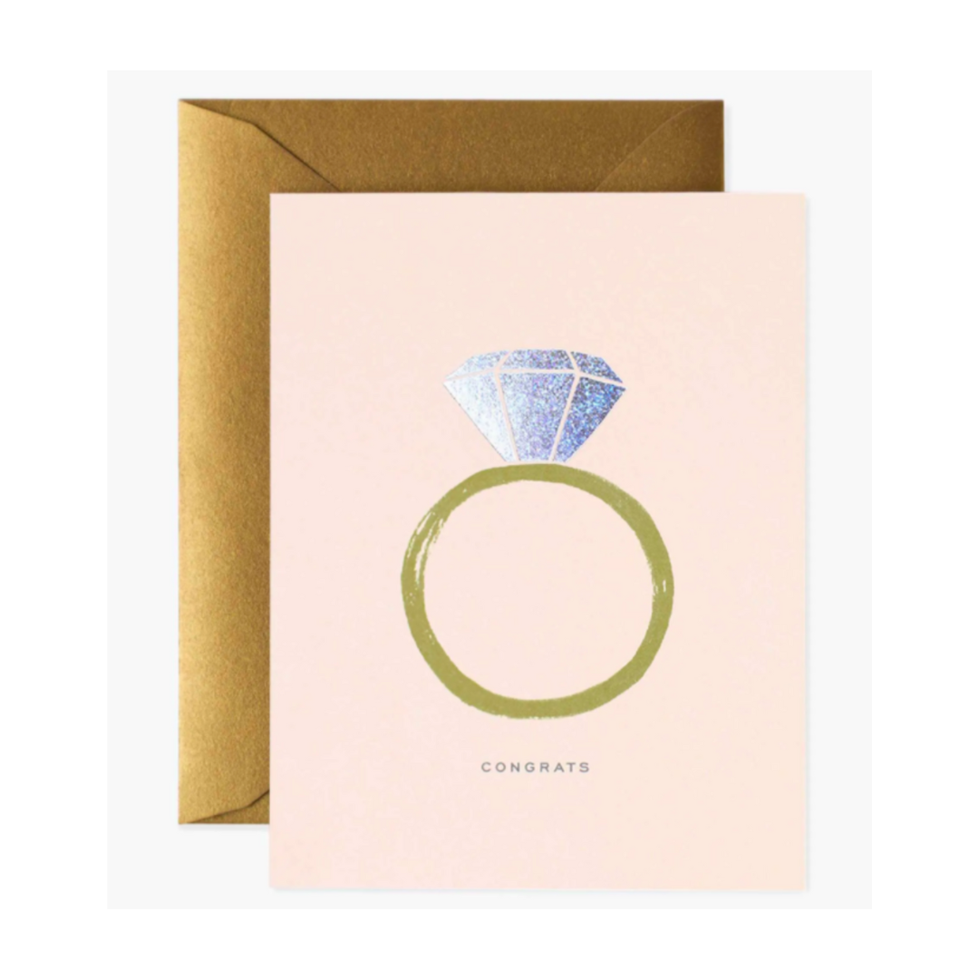 Congrats Engagement Card - Rifle Paper Co – Belleville Market